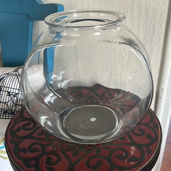Vintage | Accents | Vintage Clear Glass Fish Bowl | Poshmark